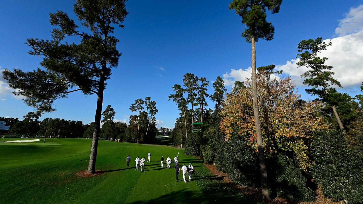Monday at the 2020 Masters