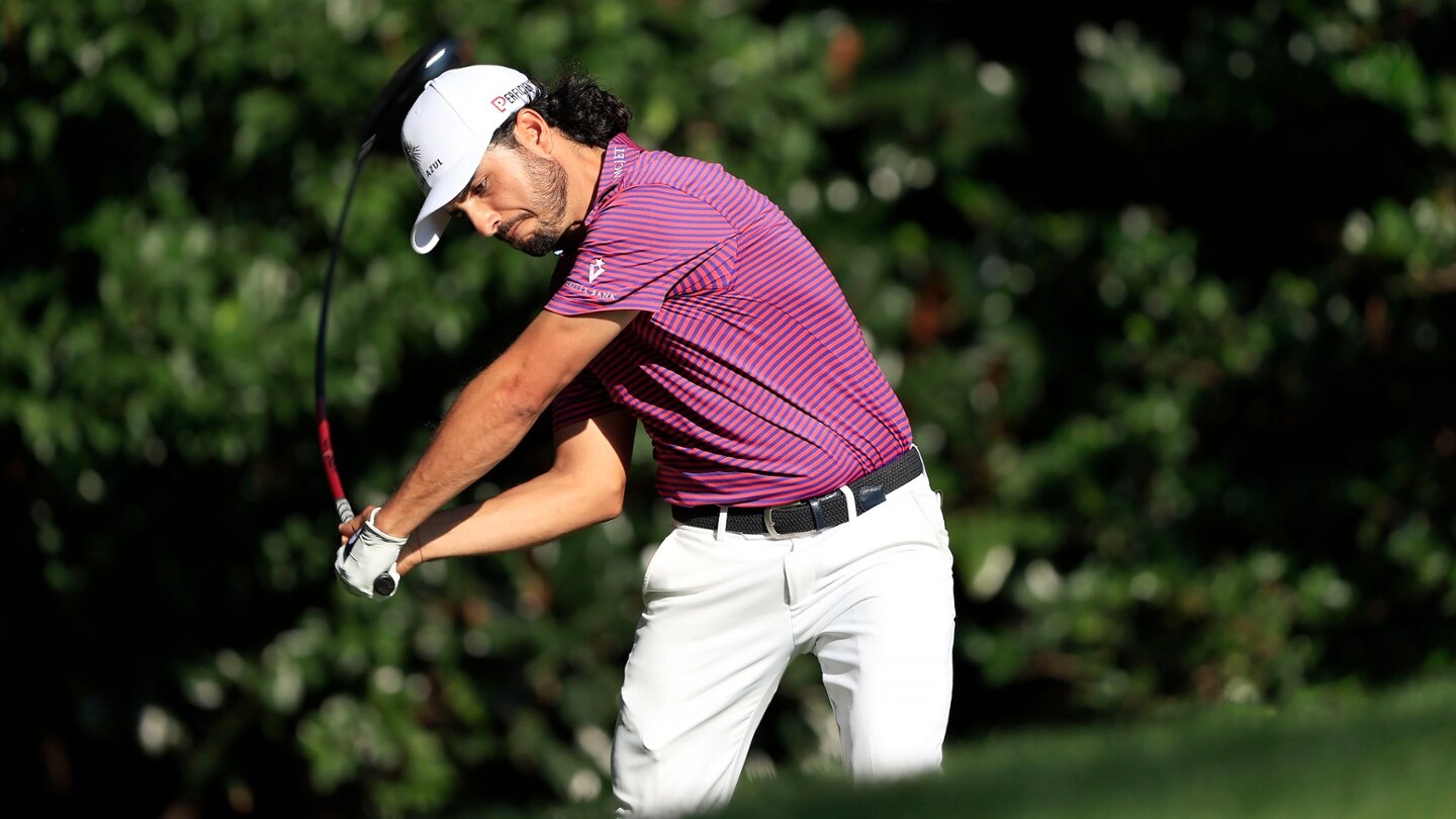 Abraham Ancer of Mexico during Round 3 of the Masters at Augusta ...