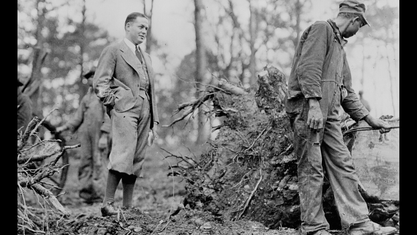 Bobby Jones Oversees Construction Of The Augusta National Golf Club In bobby-jones-oversees-construction-of-the-augusta-national-golf-club-in