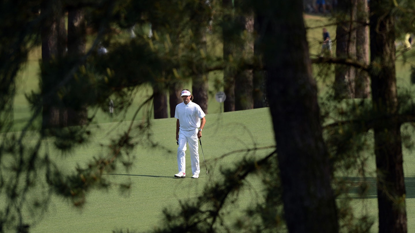 Bubba Watson walks the fairway at No. 8 during Sunday's fourth round at ...