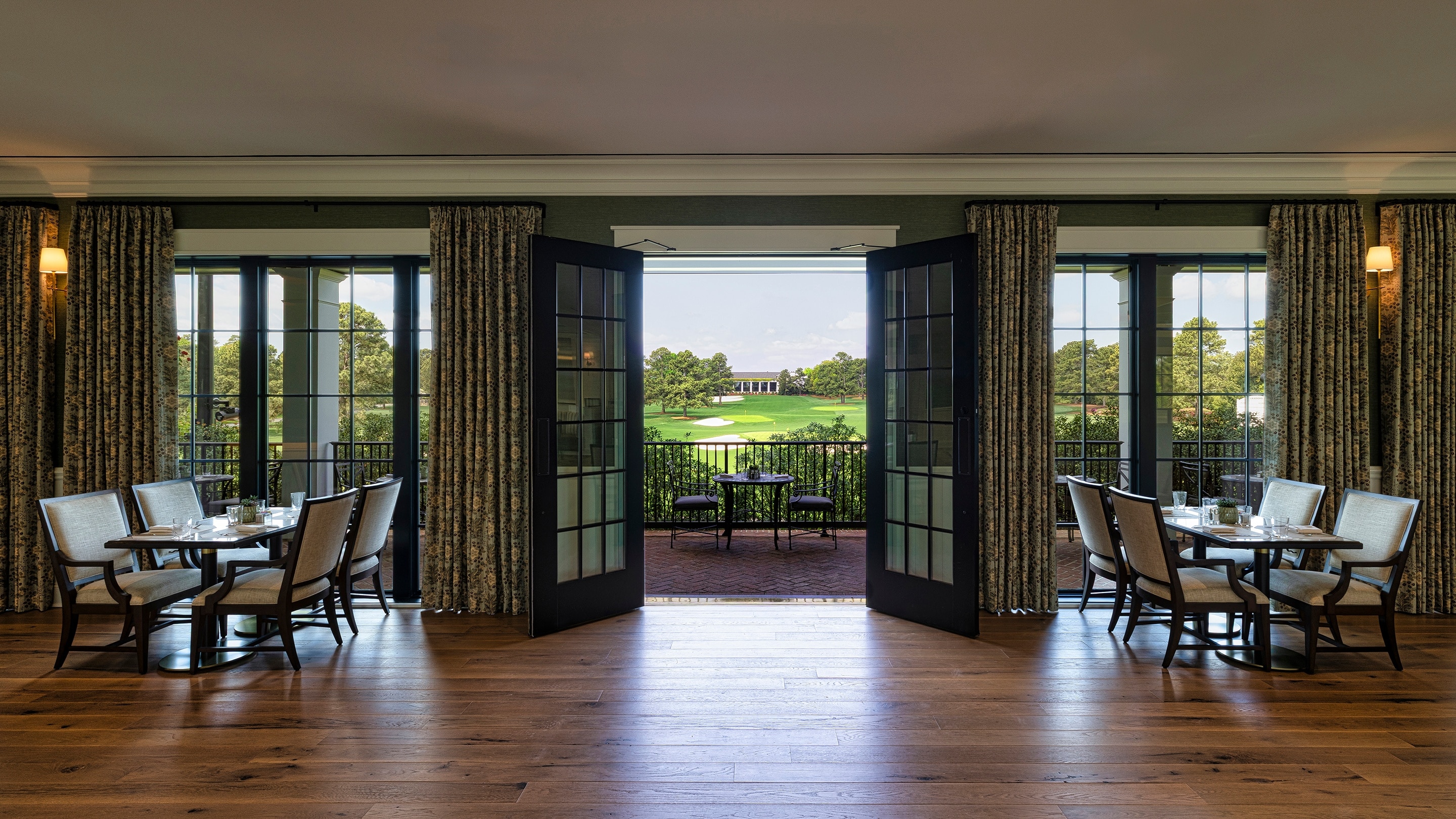 Photos of the New Player Services Building at Augusta National
